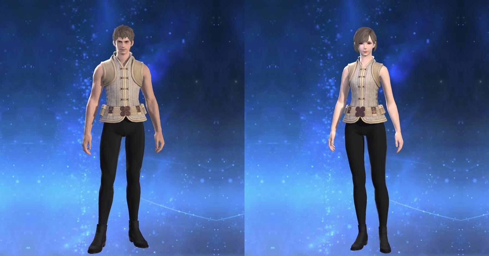 Hempen Doublet Vest of Gathering ｜ FFXIV ARMOURY COLLECTION