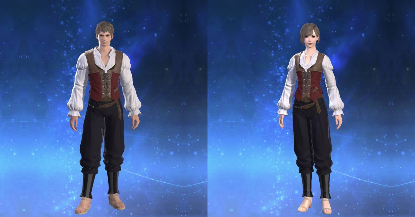 Riviera Doublet ｜ FFXIV ARMOURY COLLECTION