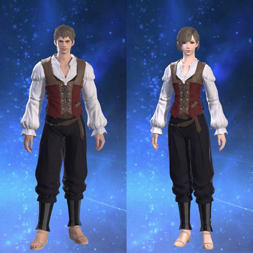 Riviera Doublet ｜ FFXIV ARMOURY COLLECTION
