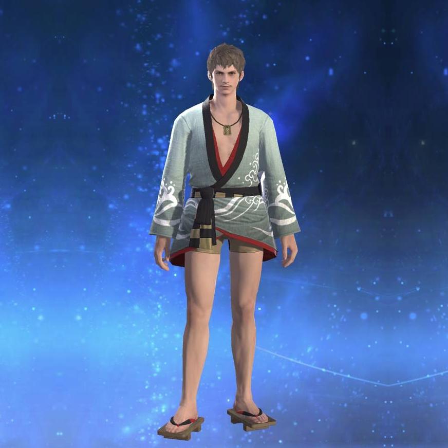 Lord's Yukata (Green) ｜ FFXIV ARMOURY COLLECTION