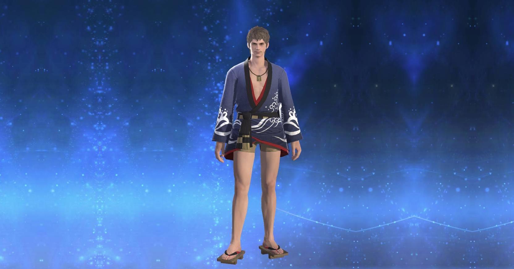 Lord's Yukata (Blue) ｜ FFXIV ARMOURY COLLECTION