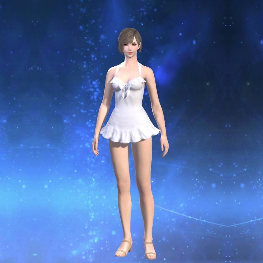 Striped Southern Seas Swimsuit ｜ FFXIV ARMOURY COLLECTION