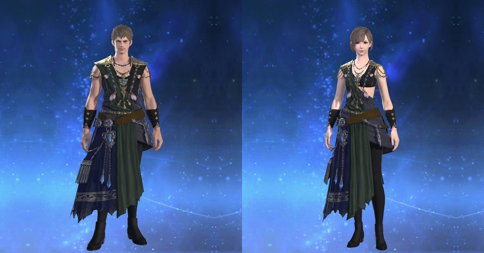 Ornate Star Velvet Himation of Casting ｜ FFXIV ARMOURY COLLECTION
