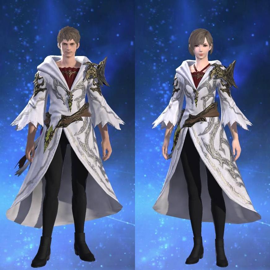 Ornate Indigo Ramie Robe of Healing ｜ FFXIV ARMOURY COLLECTION