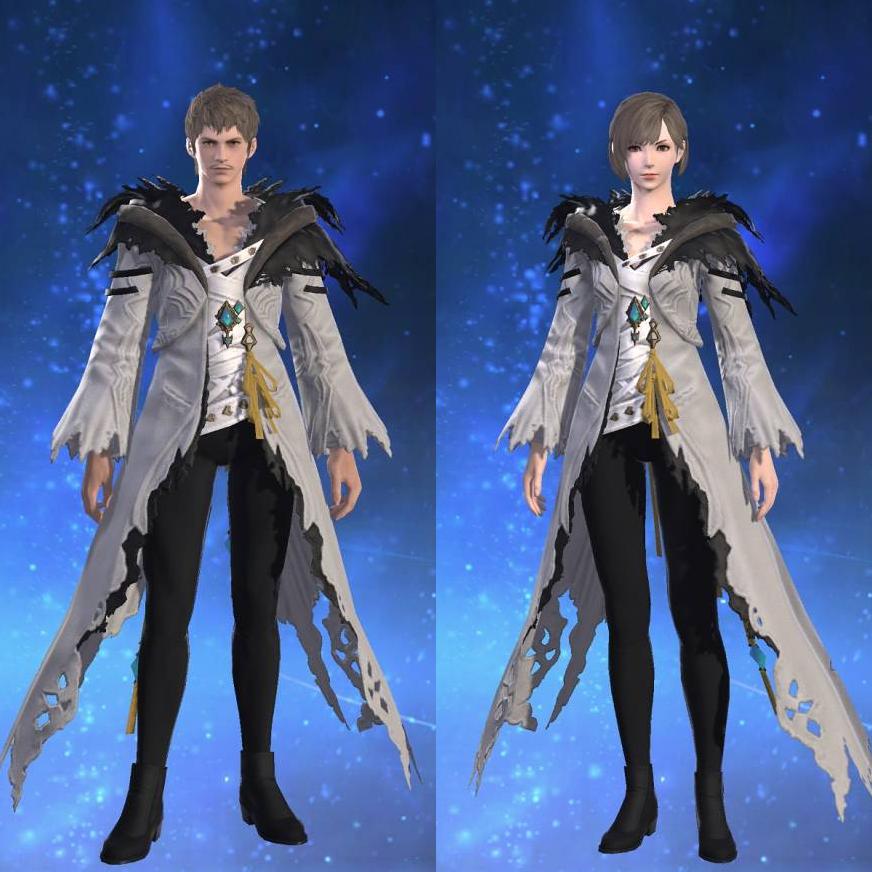 Ornate True Linen Coat of Striking ｜ FFXIV ARMOURY COLLECTION