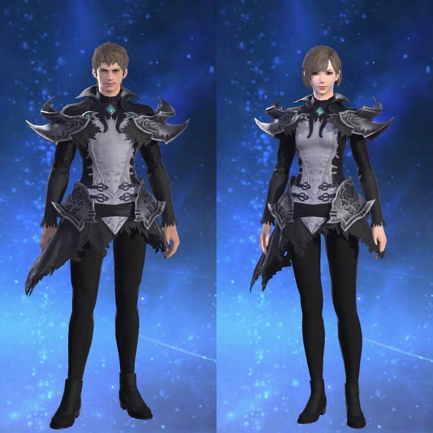 Ornate Nightsteel Armor of Fending ｜ FFXIV ARMOURY COLLECTION