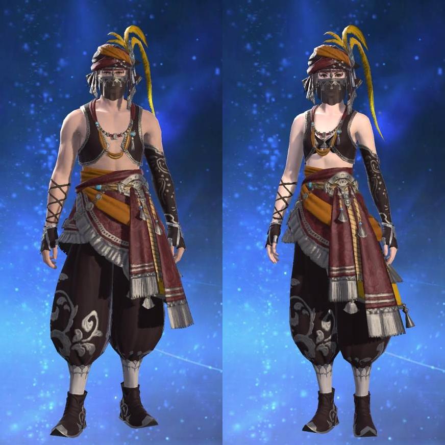 Marid Leather Bolero of Gathering ｜ FFXIV ARMOURY COLLECTION