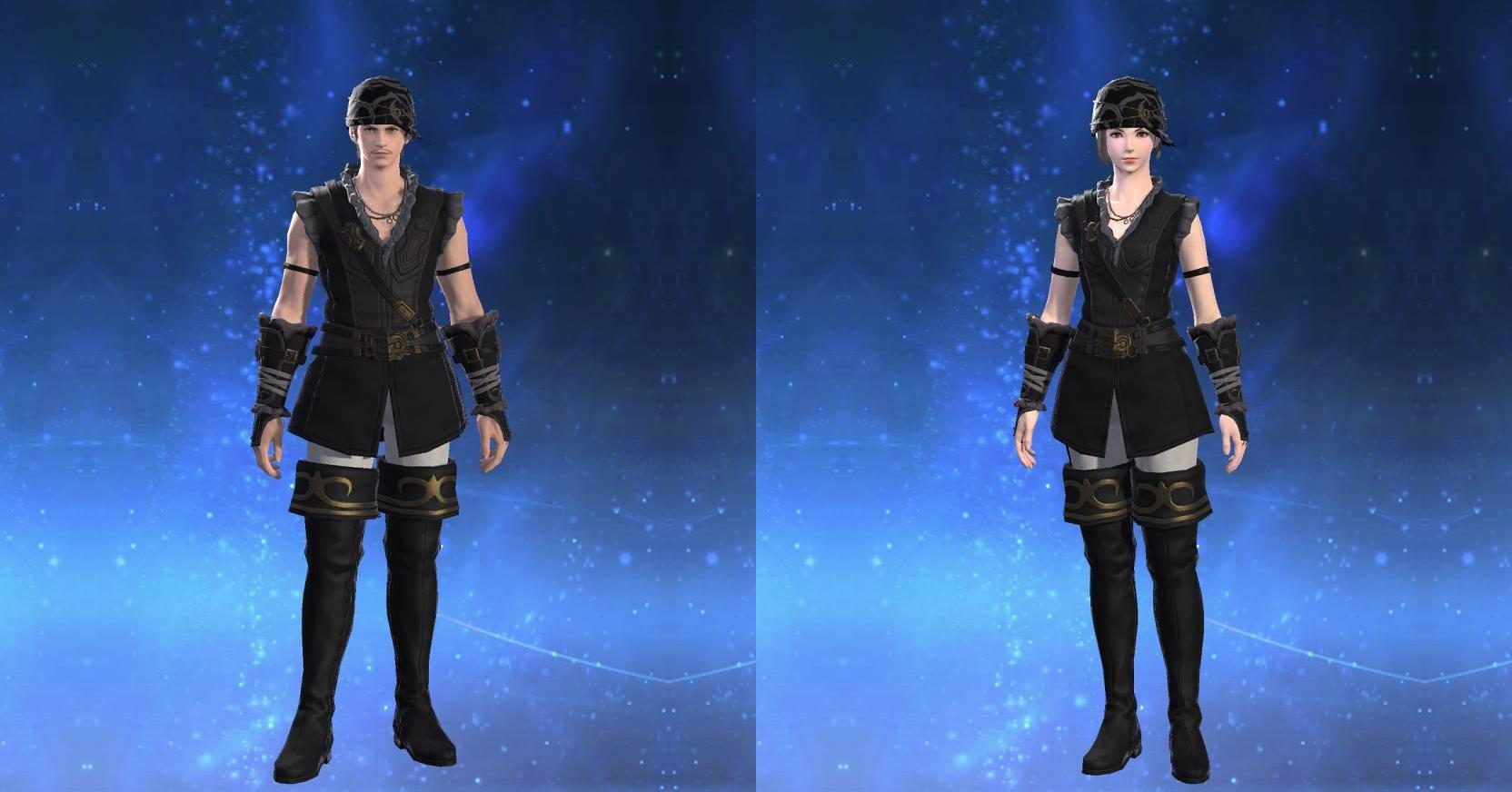 Ruby Cotton Gilet of Striking ｜ FFXIV ARMOURY COLLECTION
