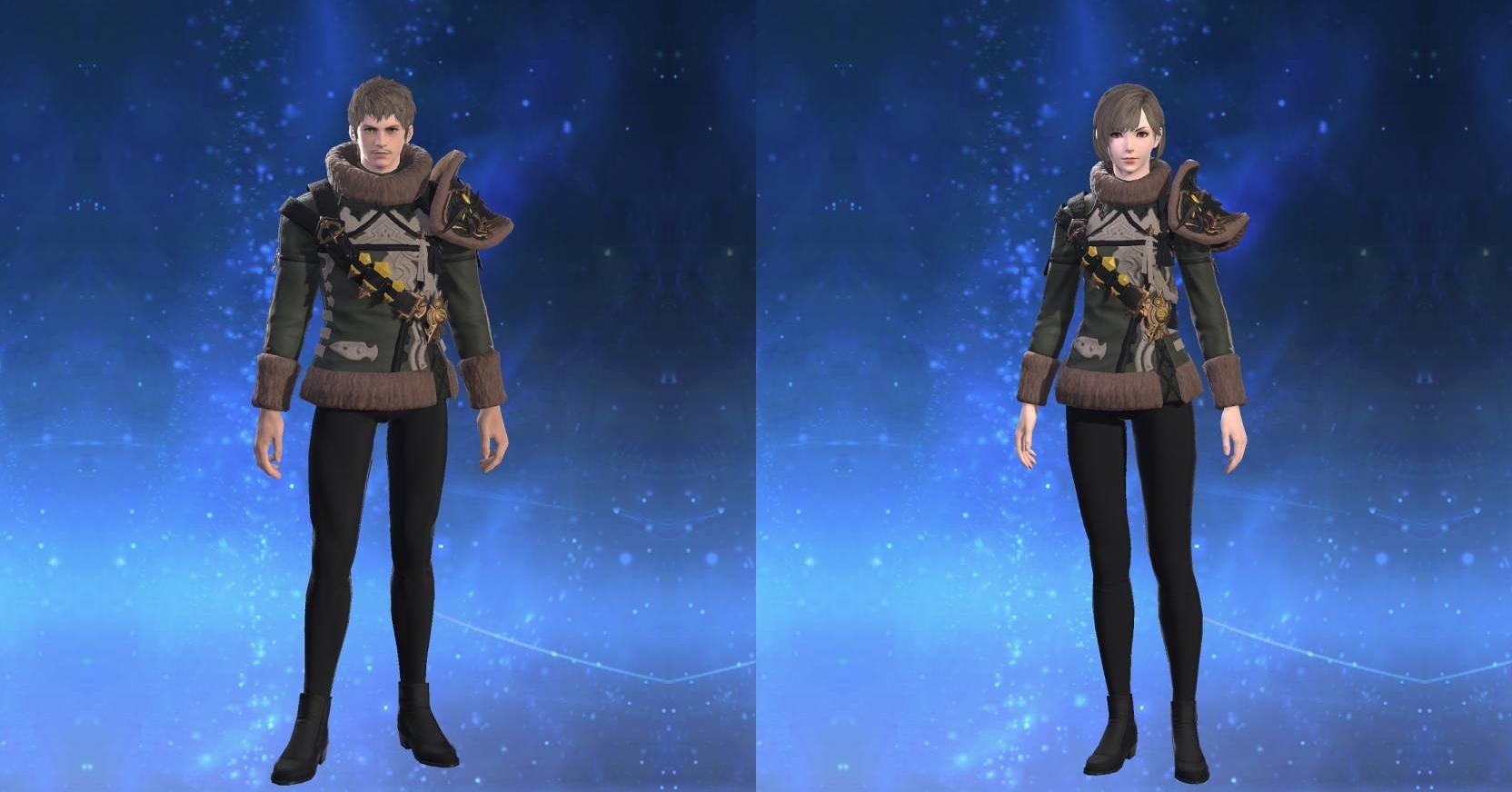 Ornate True Linen Jacket Of Aiming | Ffxiv Armoury Collection