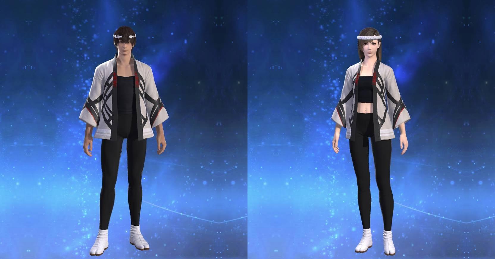 White Moonfire Happi ｜ FFXIV ARMOURY COLLECTION