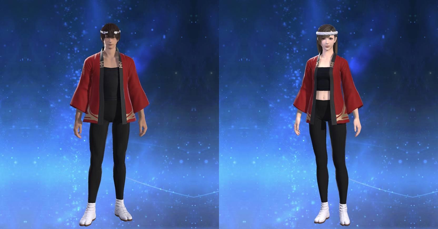 Red Moonfire Happi ｜ FFXIV ARMOURY COLLECTION