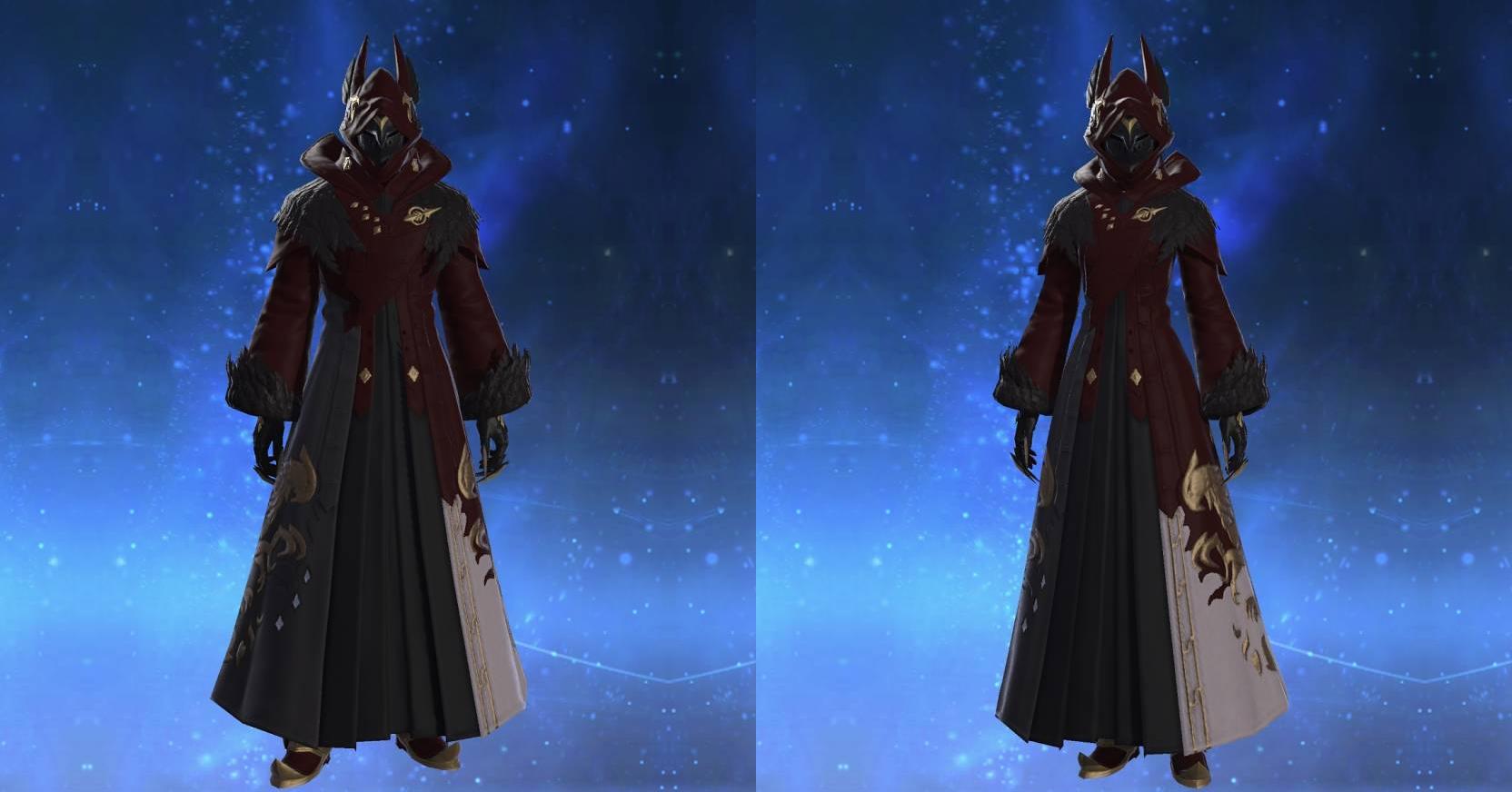Scarlet Moko Robe of the Black Griffin ｜ FFXIV ARMOURY COLLECTION