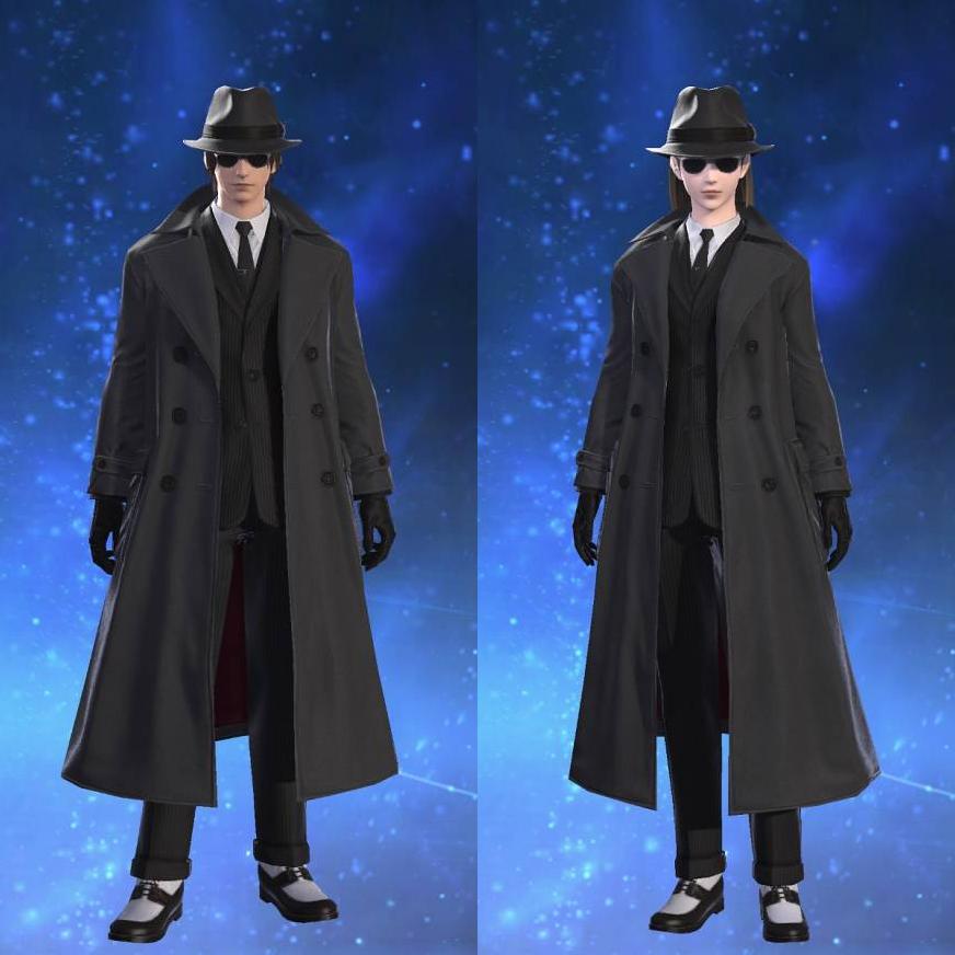 Noir Longcoat ｜ FFXIV ARMOURY COLLECTION