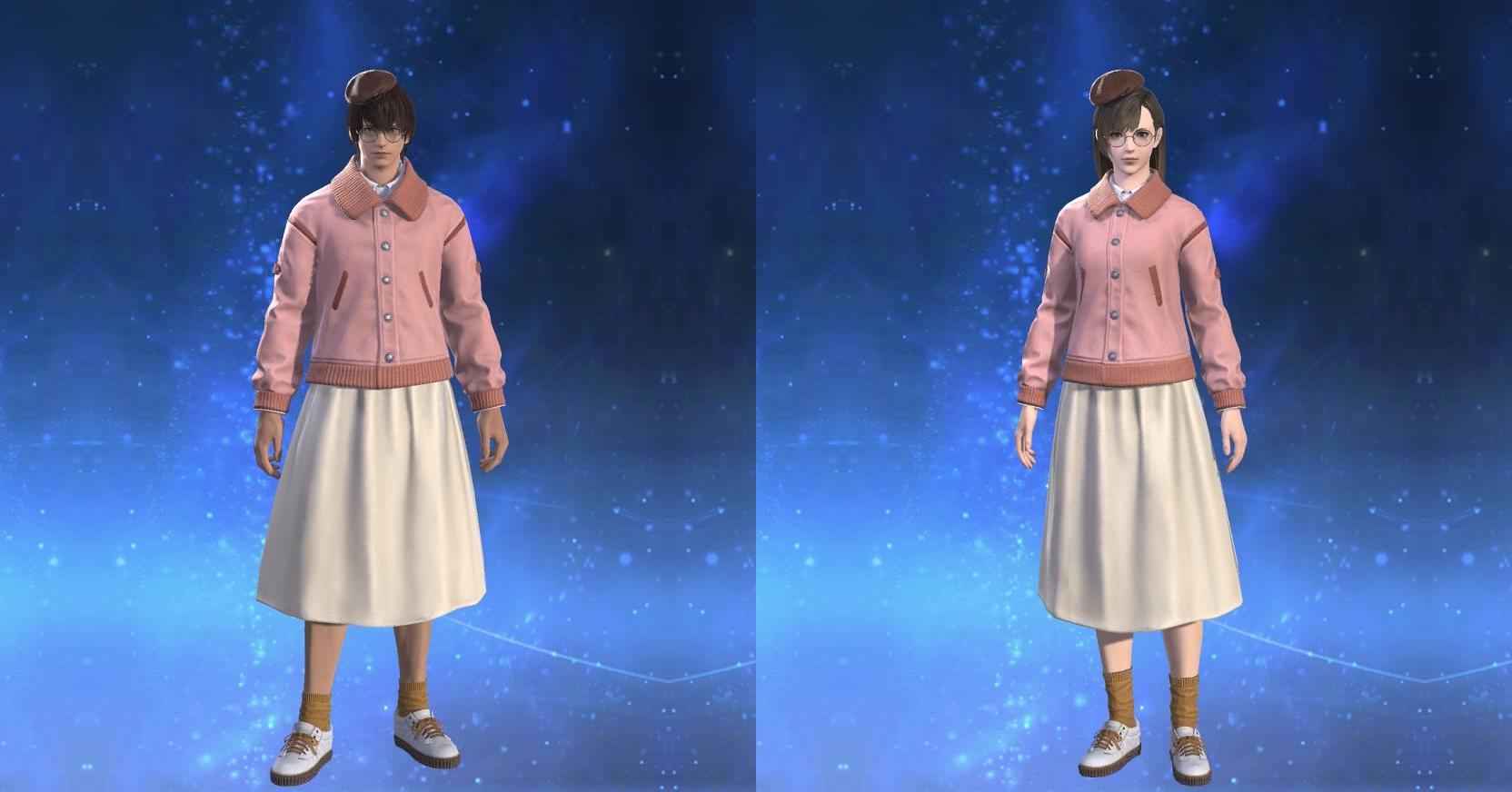 Buttoned Varsity Jacket ｜ FFXIV ARMOURY COLLECTION