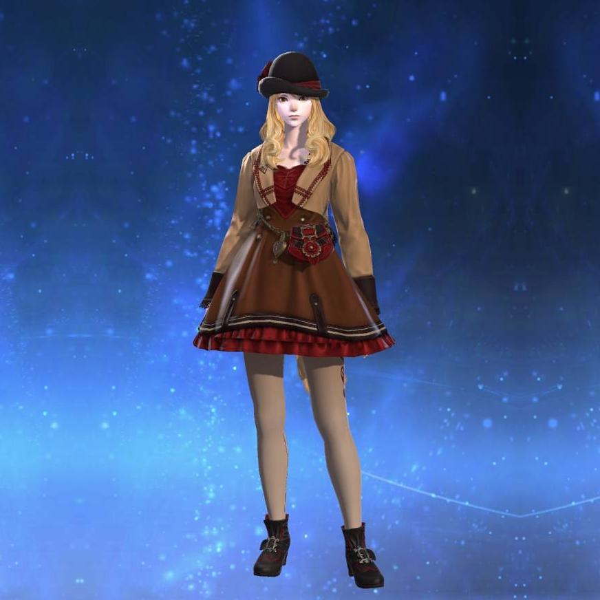 Valentione Emissary’s Ruffled Dress ｜ FFXIV ARMOURY COLLECTION