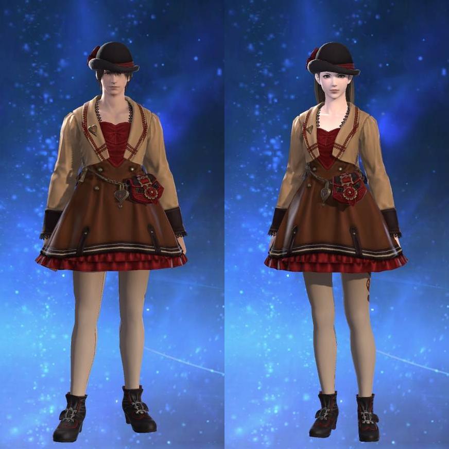 Valentione Emissary’s Ruffled Dress ｜ FFXIV ARMOURY COLLECTION